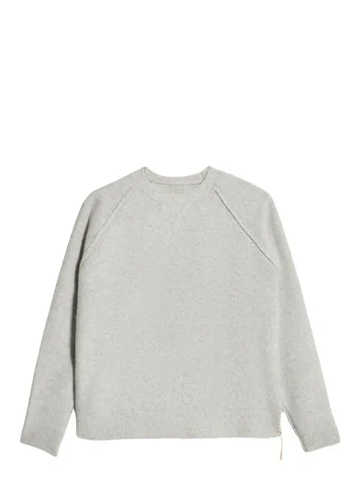 FORTELA Harvard Wool Raglan Sleeve Crewneck Knit - Melange