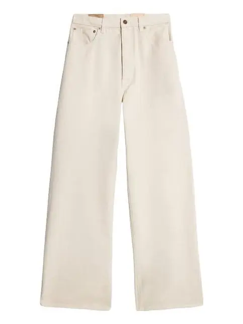 FORTELA Jaron Wide-leg Cotton Trousers - Natural