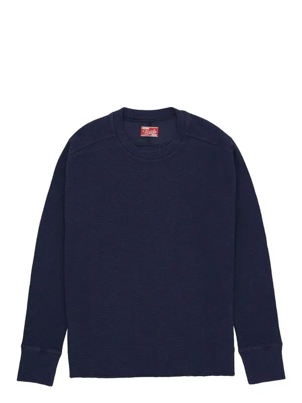 FORTELA Geremia Waffle Knit Jersey - Blue
