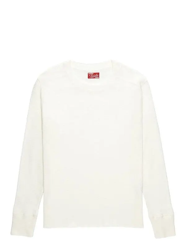 FORTELA Geremia Waffle Knit Jersey - White