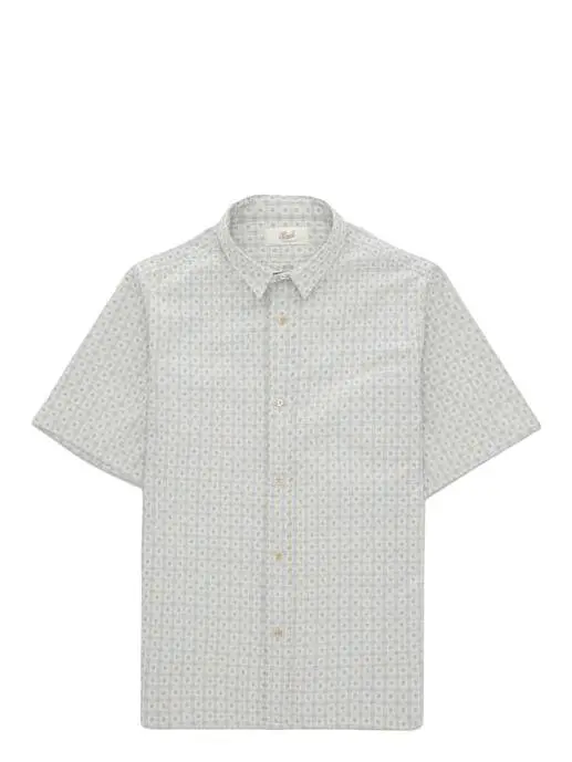 FORTELA Prequel Cotton Short Sleeve Shirt - Beige