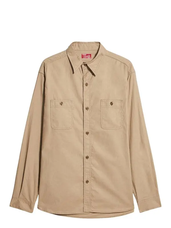 FORTELA Otero Cotton Shirt - Beige