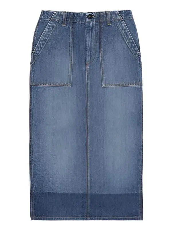 FORTELA Jia Denim Fatigue Skirt - D340