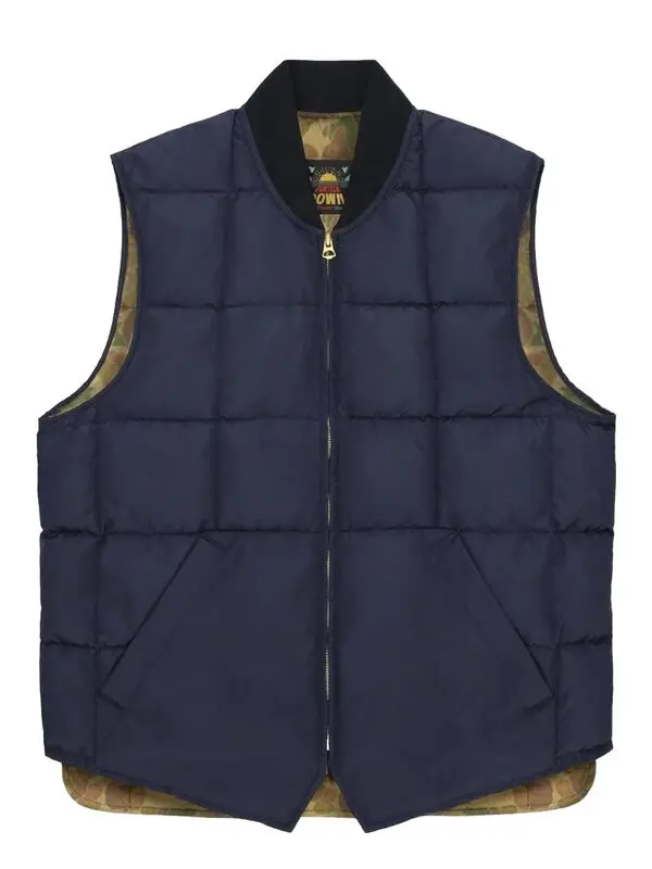 FORTELA Nylon Padded Vest With Lining - Blue