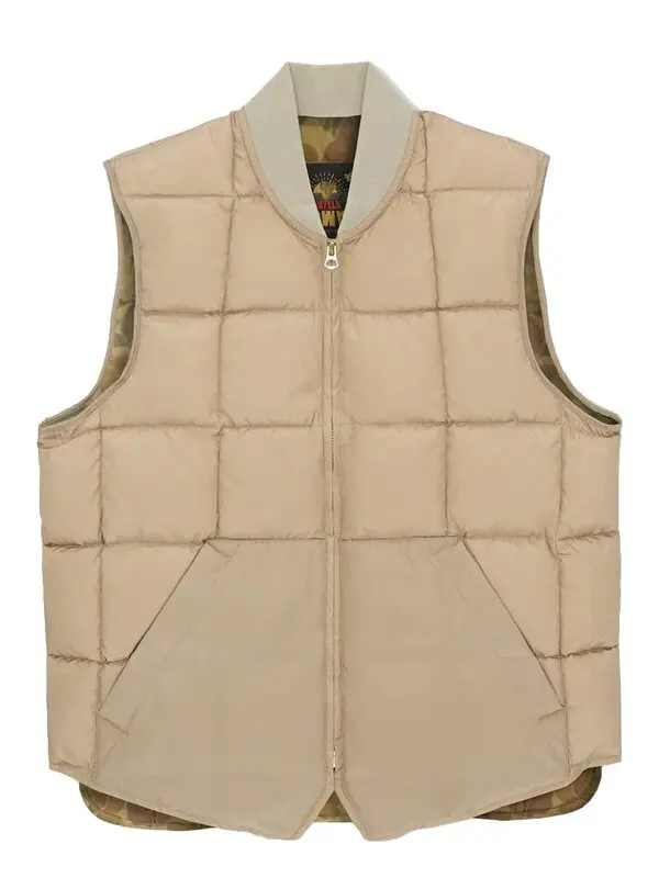 FORTELA Nylon Padded Vest With Lining - Camouflage