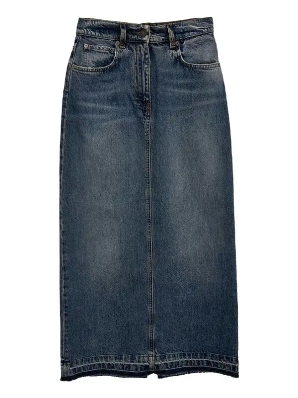 FORTELA Jorgy Stone Wash Denim Skirt - D420