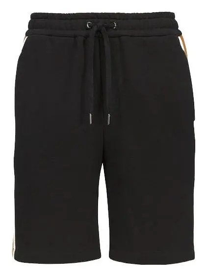 Mcm Classic Logo Track Shorts - Black