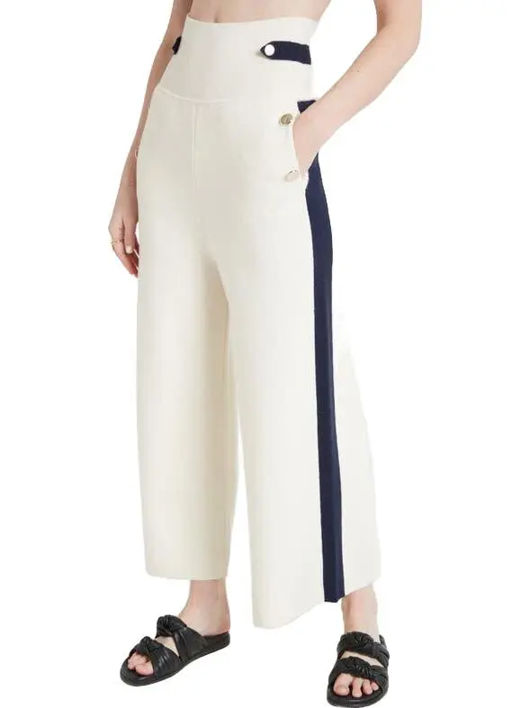 TEMPERLEY LONDON Ribera Knit Trousers - Ivory