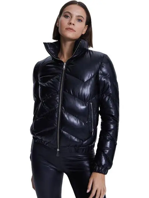 FURNIQ UK Octavia Leather Jacket - Black