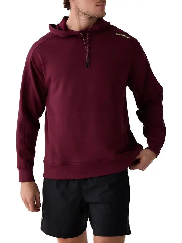 CENTERLINE ATHLETICS Après Hooded Sweatshirt - Dark Currant