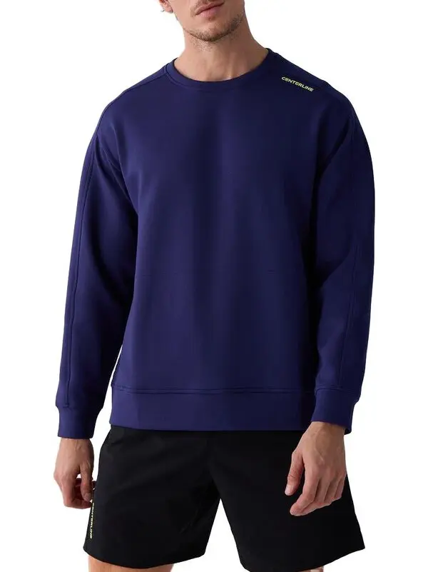 CENTERLINE ATHLETICS Après Crewneck Sweatshirt - Midnight Dusk