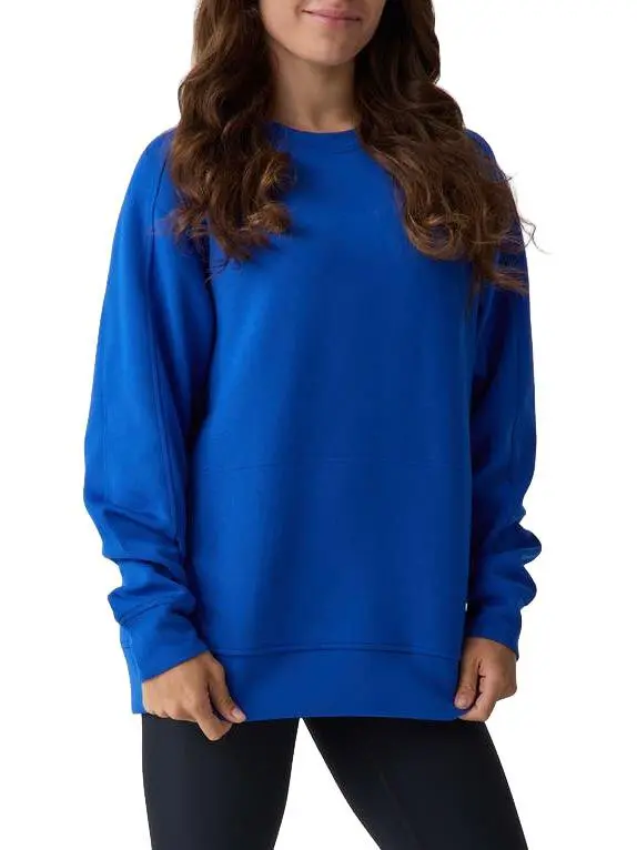 CENTERLINE ATHLETICS Après Crew Neck Sweatshirt - Rally Royal Blue