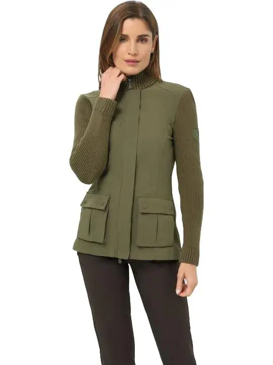 Anatomie Kenya Knit Safari Jacket - Olive Green