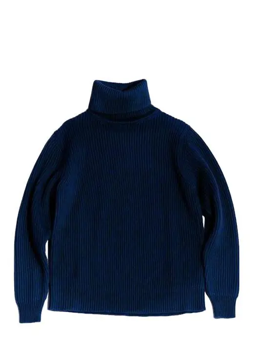 FORTELA Vittorio High Neck Sweater - Blue