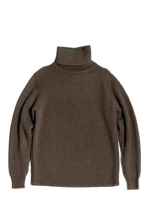 FORTELA Vittorio High Neck Sweater - Military Green