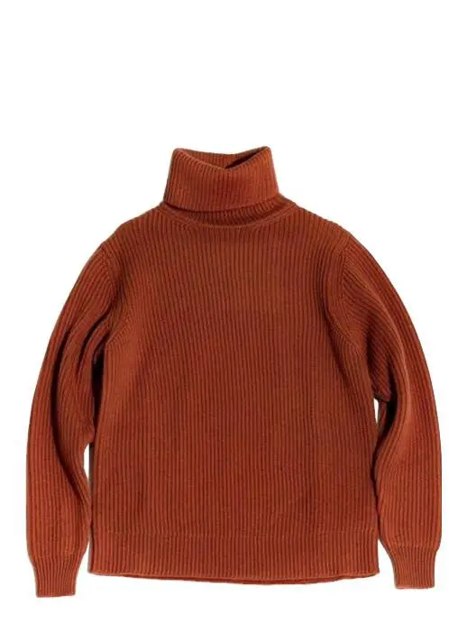 FORTELA Vittorio High Neck Sweater - Orange