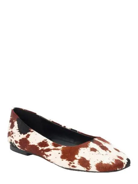 Matisse Phillip Ballet Flat - Brown Multi Calf Hair