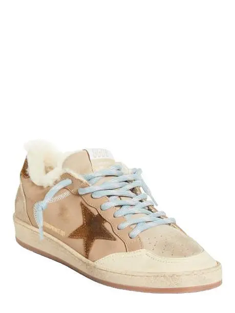 GOLDEN GOOSE Ball Star Low-top Sneakers - Beige/burned Brown