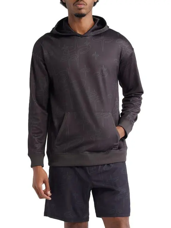 SANTO STUDIO Tempo Comfort Performance Hoodie - Black Insignia