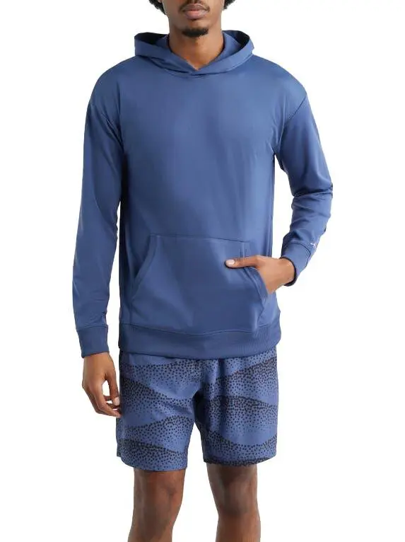 SANTO STUDIO Tempo Comfort Performance Hoodie - Blue