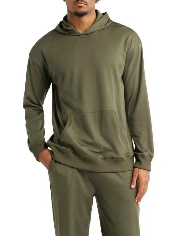 SANTO STUDIO Tempo Comfort Performance Hoodie - Olive