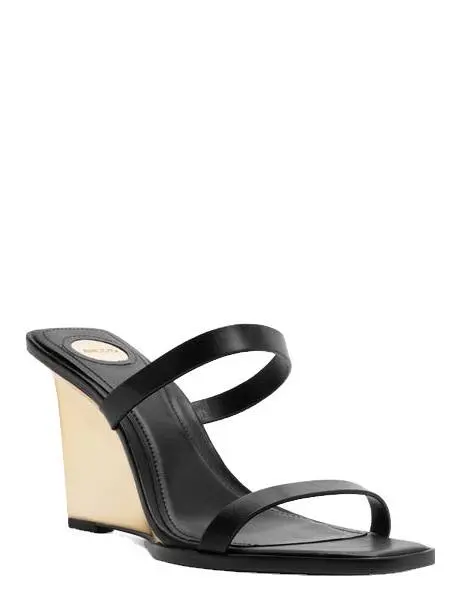AREZZO Alex Wedge Slide Sandal - Black