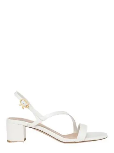 GIANVITO ROSSI Betsey Sandal - White Nappa