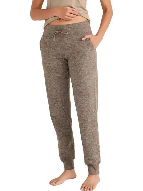 HAVEN WELL WITHIN Heather Drawstring Joggers - Truffle Heather