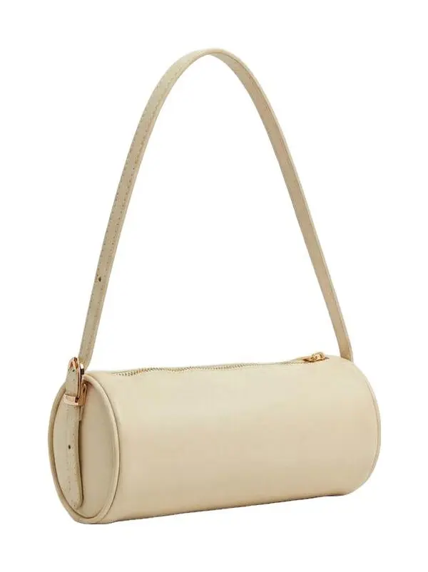 FURNIQ UK Harley Leather Handbag - Beige