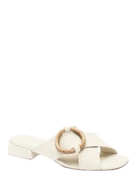 PEDRO GARCIA Edem Slide Sandal - Ivory Petitgrain-oak