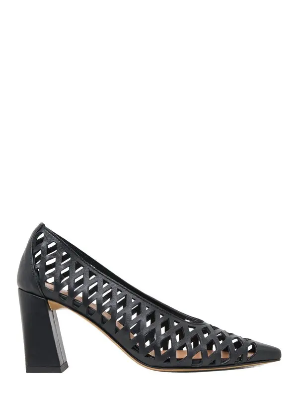 DOLCEVITA Tanya Heels - Black Woven Leather