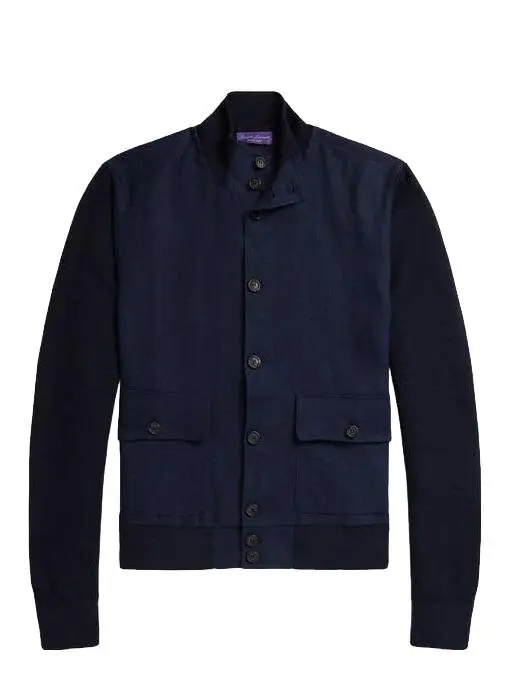 Ralph Lauren Mixed-media Jacket - Navy
