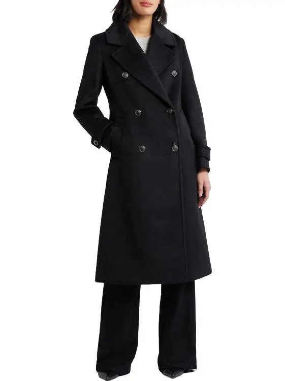 CECE DUPRAZ Double-breasted Coat - Black