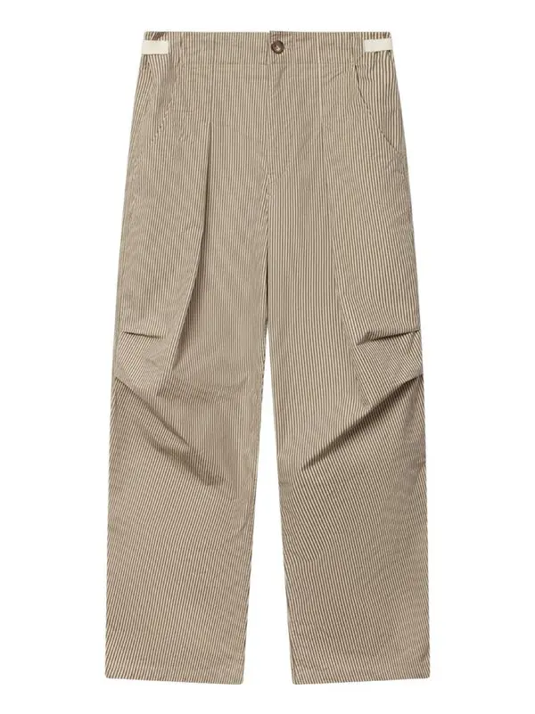 MARANT ETOILE Ceryne Pleated Pants - Beige/khaki