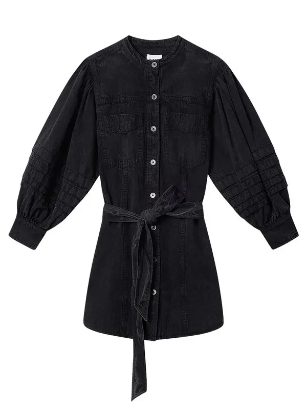 MARANT ETOILE Moe Shirt Dress - Black