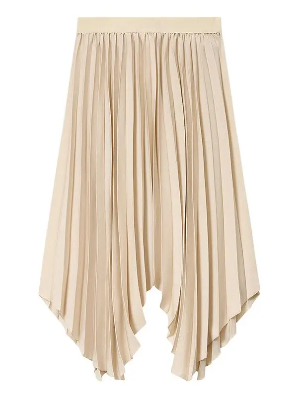 Isabel Marant Felixa Pleated Skirt - Ecru