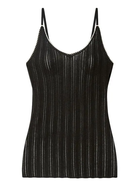 Isabel Marant India Knit Top - Black