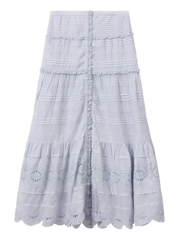 MARANT ETOILE Paoline Long Skirt - Light Blue