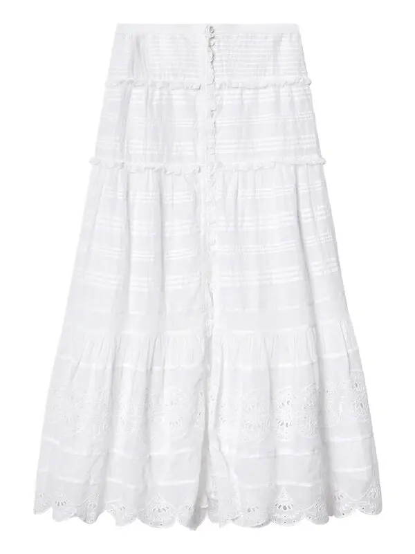 MARANT ETOILE Paoline Long Skirt - White