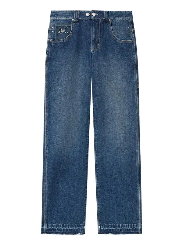 Isabel Marant Jeyda Organic Cotton Denim Jeans - Blue