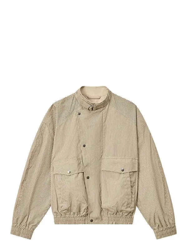 Isabel Marant Striped Cotton Canvas Trench Jacket - Beige/khaki