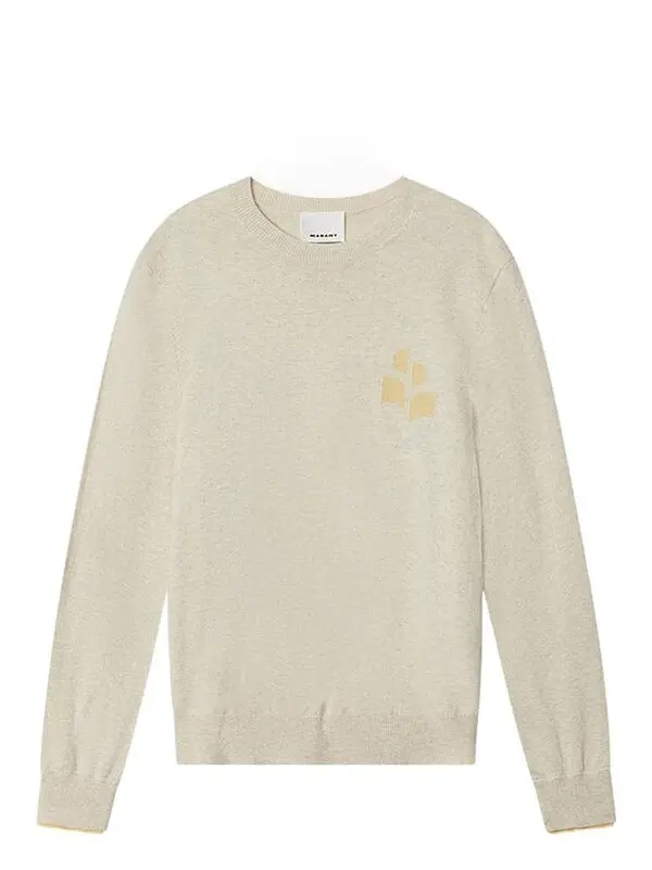 Isabel Marant Antea Sweater - Light Grey/light Yellow