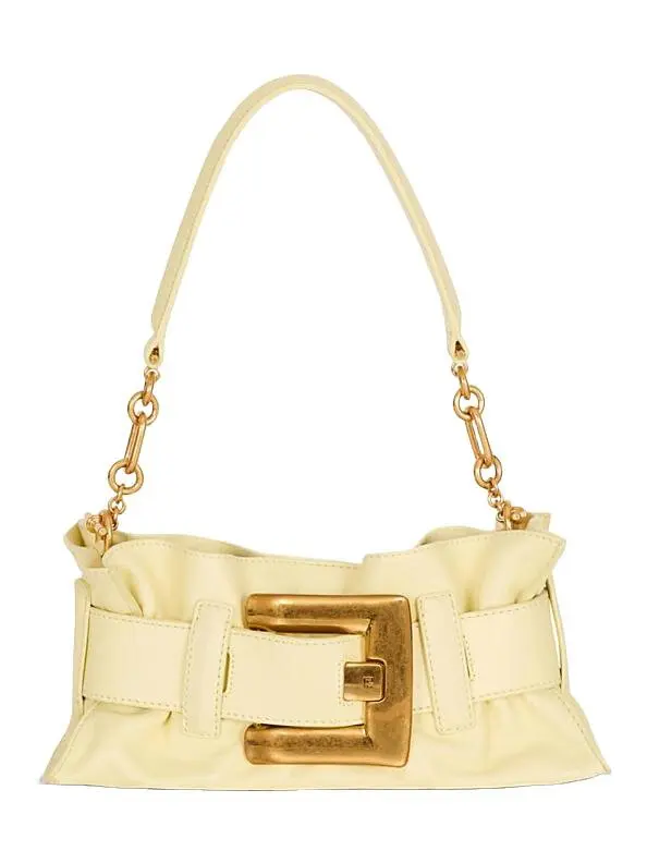 Balmain Mini Anthem Shoulder Bag - Yellow