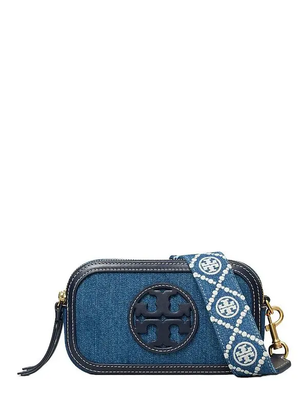 Tory Burch Mini Miller Crossbody Bag - Denim Multi/gold