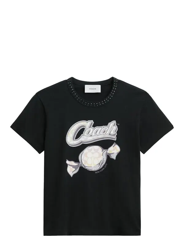 COACH Candy 90's Fit T-shirt - Black