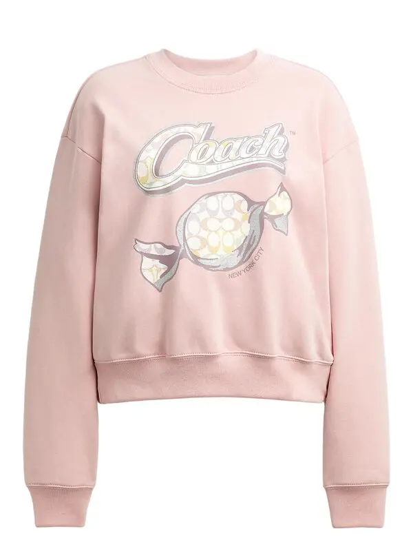 COACH Crewneck Sweater - Pink