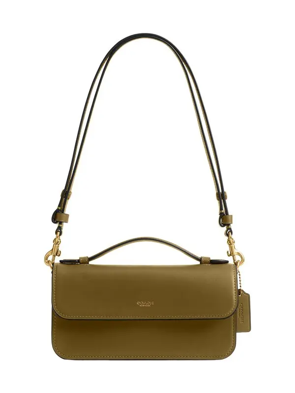 COACH Elora Top Handle Crossbody Bag - Brass/muted Olive