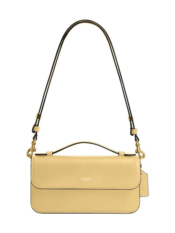 COACH Elora Top Handle Crossbody Bag - Brass/vanilla