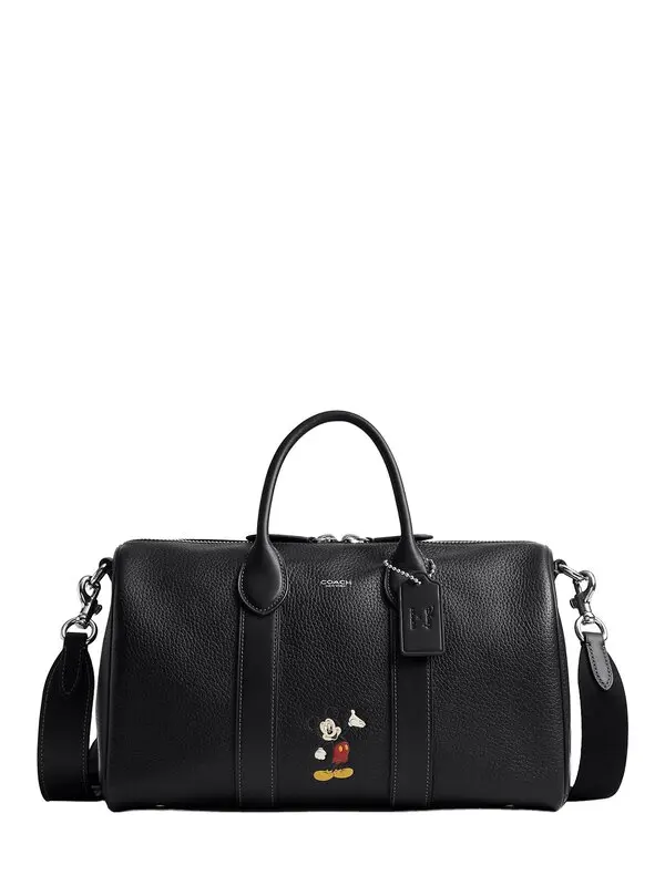 COACH Disney X Compass Bag 35 With Mickey Mouse - Black