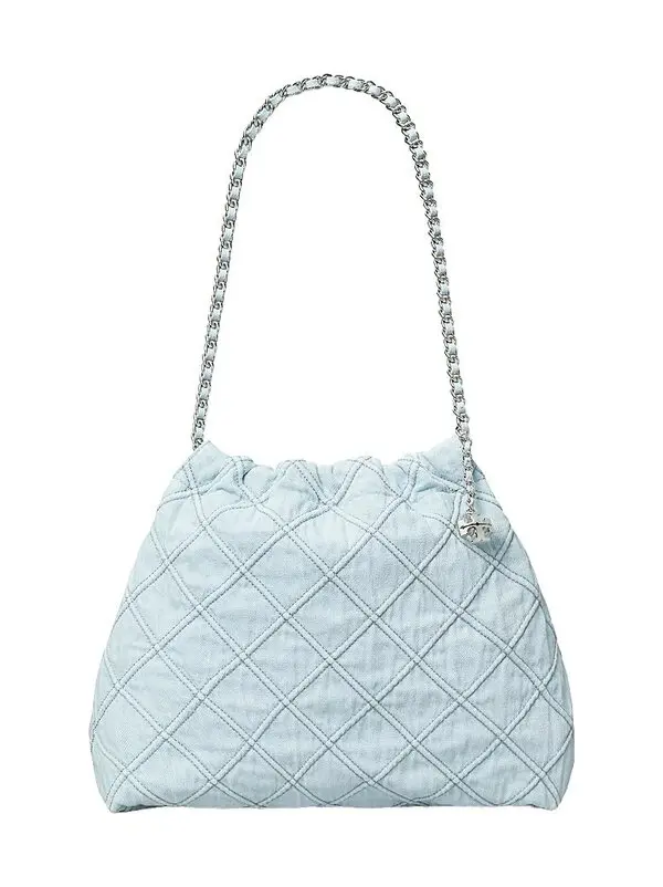 Tory Burch Fleming Hobo Bag - Seltzer